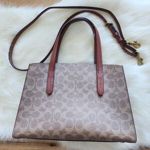 Coach | Bags | Coach Charlie Carryall 28 In Signature Canvas Coated ...